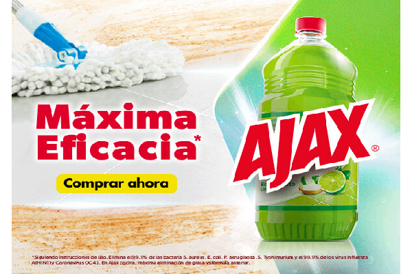 Ajax | Limpiador multiusos desinfectante | Tu Hogar México